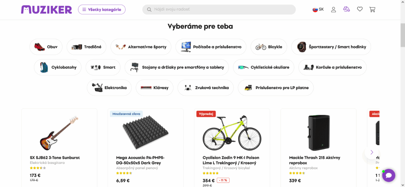 Muziker - recenzie, predajne, zľavový kód - iFinancie.sk