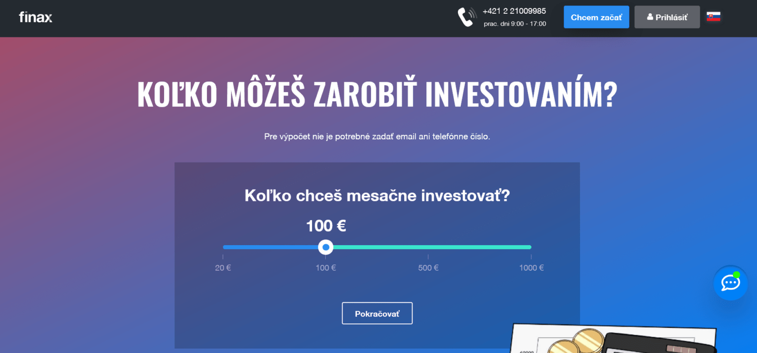 Finax - recenzie, poplatky, investovanie - iFinancie.sk